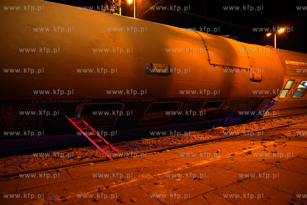 WYPADEK KOLEJOWY W SMĘTOWIE GRANICZNYM